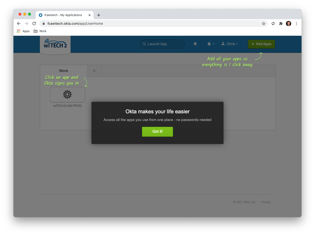 How-To Create an Okta Login Account - wiTECH 2.0 Knowledge Base
